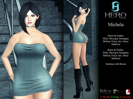 Second Life Marketplace - HERO - Michela Outfit